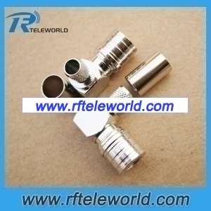 QMA male crimp connector|QMA RG58 connector|QMA LMR240 adaptor